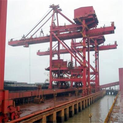 China Rail Mounted Grab Type Ship Unloader For Coal And Ore Handling for sale