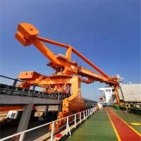 China 300 TPH Screw Type Continuous Ship Unloader for Coal Handling Self Propelled for sale