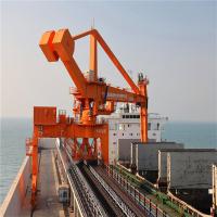 China 300 TPH Screw Type Continuous Ship Unloader for Coal Handling Self Propelled for sale
