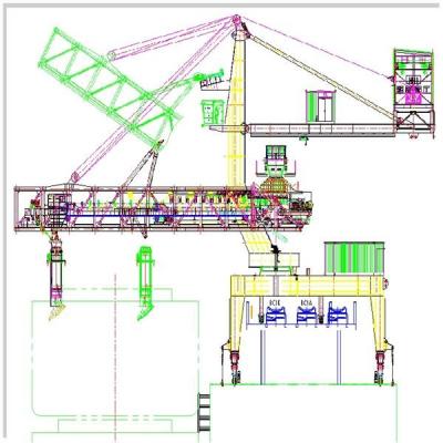 Cina Tipo resistente caricatori della cinghia di Tph di capacità 3000 della nave di continuità in vendita