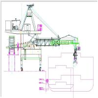 China Automatic Ship Loader 1500 t/h for Bagged Cement Coal Limestone Handling for sale