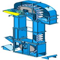 China Vertical Heavy Duty Bucket Elevator 130-350 m3/h for Bulk Material Transport for sale