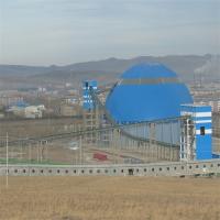 China Circular Gantry Scraper Stacker Reclaimer 1800 tph Bulk Material Handling for sale