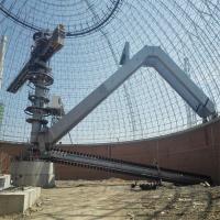 China Circular Gantry Scraper Stacker Reclaimer 1800 tph Bulk Material Handling for sale