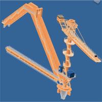 China Customized Circular Stockyard Stacker Reclaimer Bucket Wheel 800tph for sale