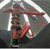 China Circular Bridge Scraper Stacker Reclaimer 500-2000 tph Bulk Cargo Handling for sale