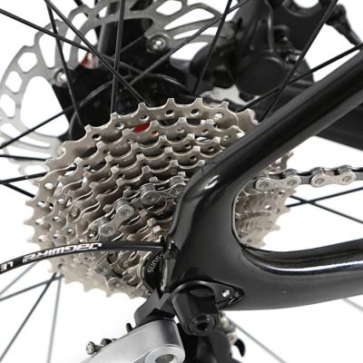 Cina Bici della ghiaia della fibra del carbonio 40C di 54CM con il cavo nascosto del freno a disco in vendita