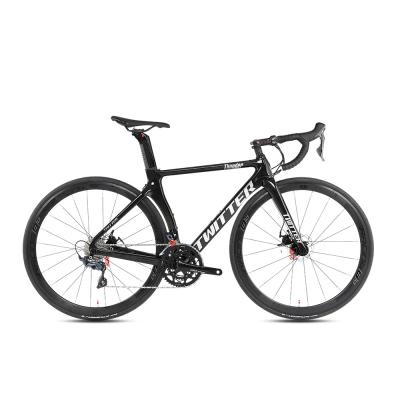 Cina Bici 700C della strada della fibra del carbonio con velocità R7000 del freno a disco dell'asse 142mm SHIMANO 105 in vendita