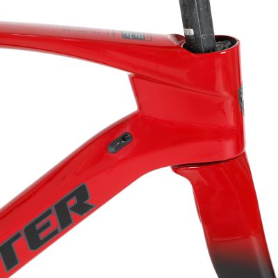 Cina Varia struttura della bici della strada del carbonio di colori T800, pista Frameset del carbonio tramite l'asse 142mm in vendita