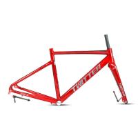 China AL7005 Alloy Bicycle Frame 700C Disc Brake Carbon Fork Road Bike Frame 46-52cm for sale