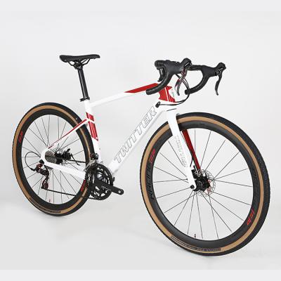 Cina Bici ibrida del freno a disco di velocità della bici 24 della fibra del carbonio di dimensione 700*40C della ruota in vendita
