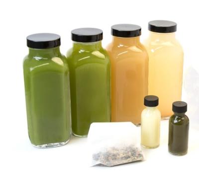 China Printed Bubble Tea Glass Bottles for sale