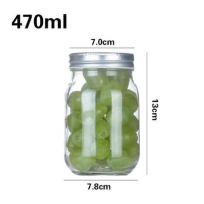 China Clear Mason Glass Jar,24oz Glass Mason Jar for sale