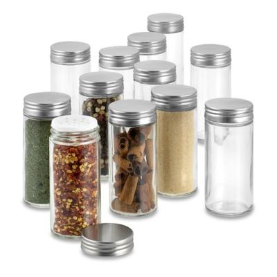 China Glass Round Shaker Spice Jar for sale