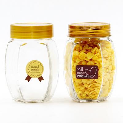 China 500g Honey Glass Jar for sale