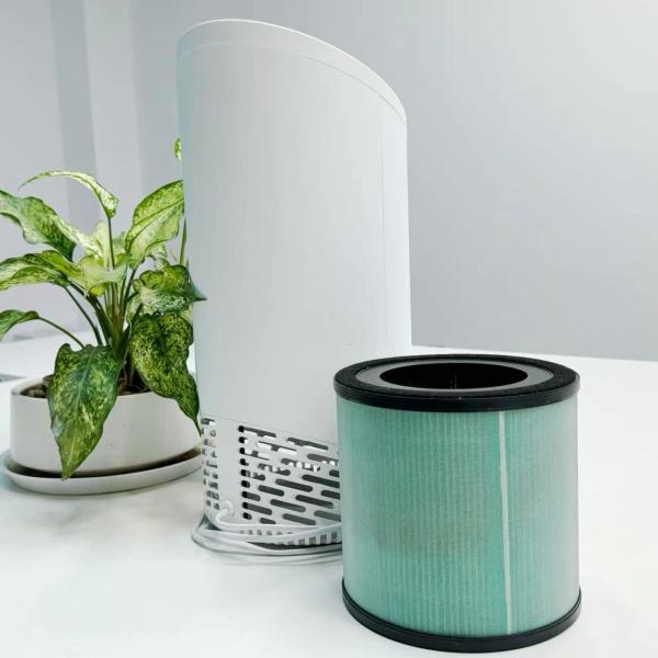 Quality White HEPA Air Purifier with Touch Control Sleep Mode Night Light Timer 2/4/8/12 Hours for sale
