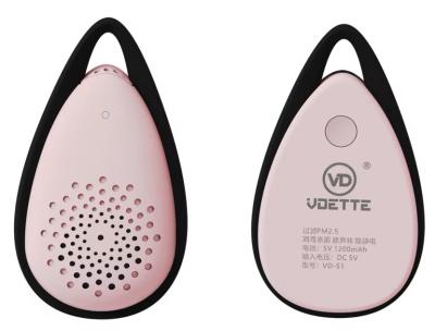 中国 安全で効果的な消毒のためのVDETTE NC01ウェアラブル空気浄化器 販売のため
