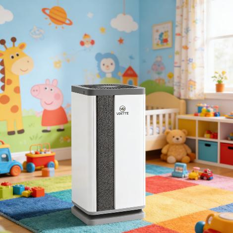Quality Commercial Electric Air Purifier with 600 M³/h CADR, WIFI and APP Control, and ESP Filter + Activated Carbon for Clean Indoor Air for sale