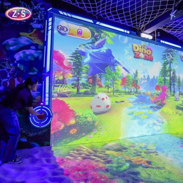 Quality Real-time Interaction Immersive AR Joyful Beach Projection Games for sale