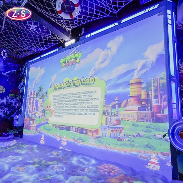 Quality Real-time Interaction Immersive AR Joyful Beach Projection Games for sale