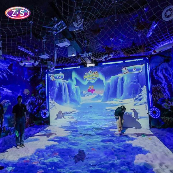 Quality Education Integration AR Joyful Beach Interactive Projection Game System for sale