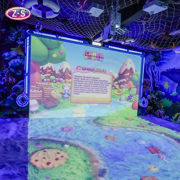 Quality Beach Interactive Wall Projection Voice Interpretation AR Interactive Games For for sale