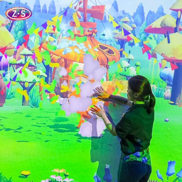 Quality Drawing AR Interactive Games 1024*768 Projector Games Multi Channel Auto Focus for sale