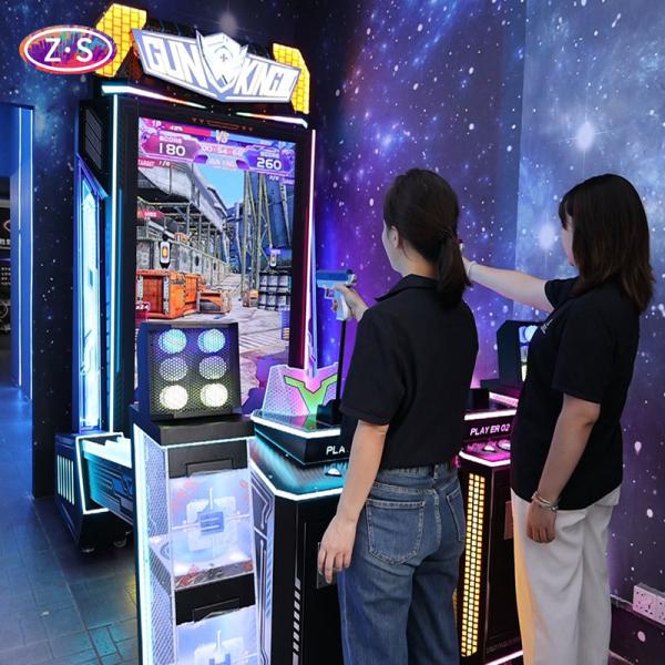 Quality Interactive Gun Arcade Games Realistic Feedback Shooting Arcade for sale
