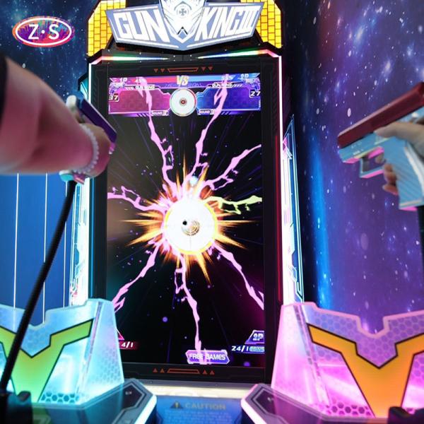 Quality Live Scoring Interactive Arcade Games Mobile Light Gun Arcade Cabinet For for sale