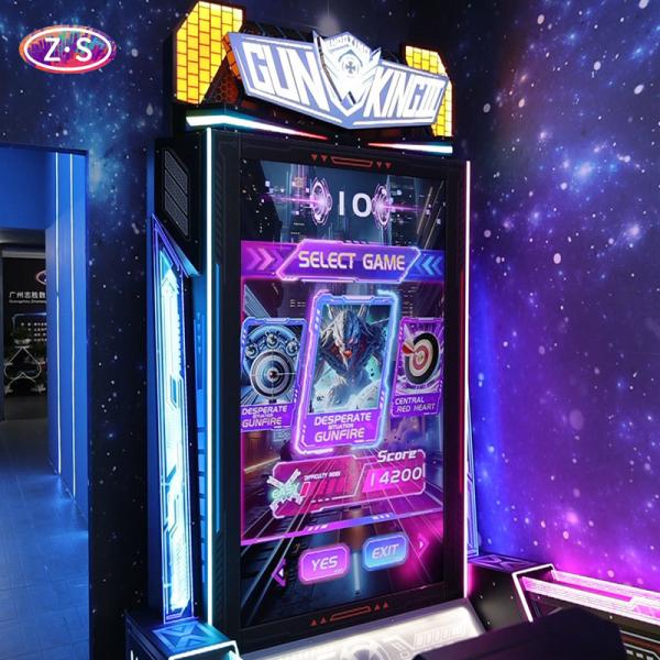 Quality Live Scoring Interactive Arcade Games Mobile Light Gun Arcade Cabinet For for sale
