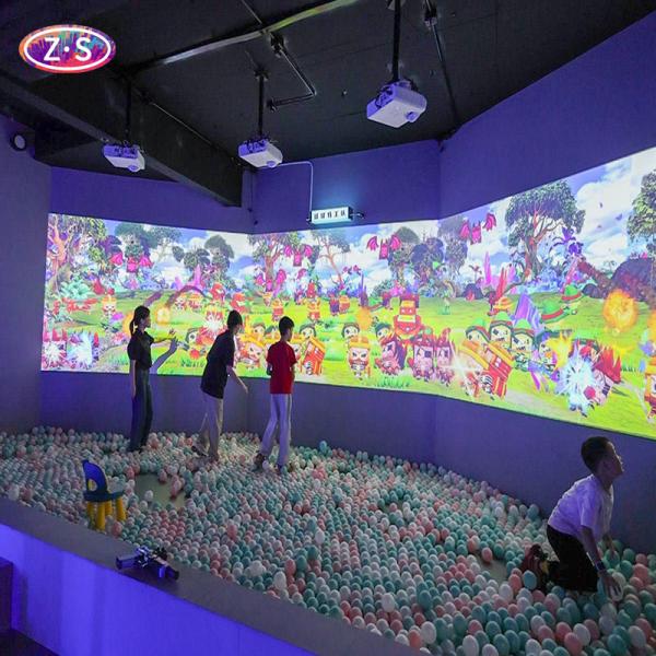 Quality Exhibition Halls Interactive Wall Games Multi Channel Fusion Interactive Wall for sale