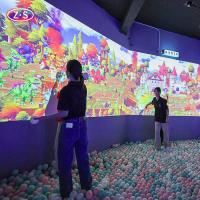 China Smash Interactive Gaming Projector System 12*2.2m Large Screen for sale