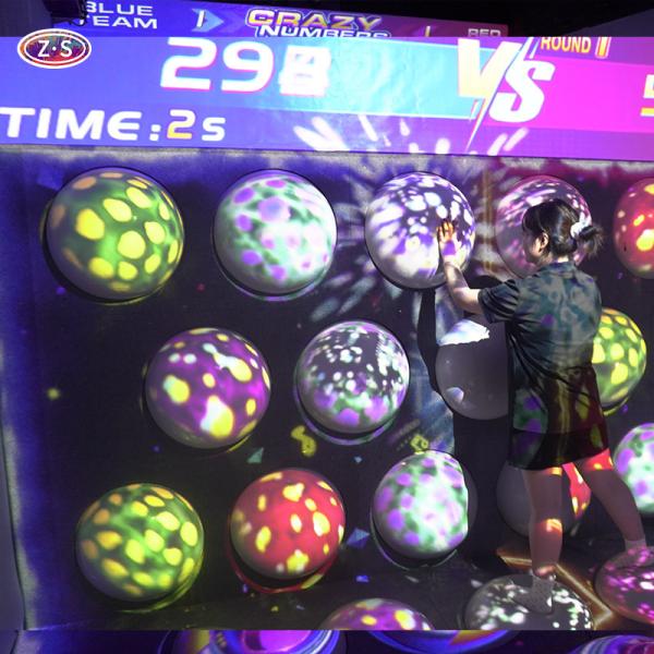 Quality Indoor Playground Anchor Immersive Interactive Sphere Crazy Mushrooms Maths for sale