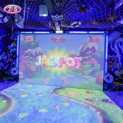 China 3LCD Beach Interactive Projection Game 1920×1080 For Science Center for sale