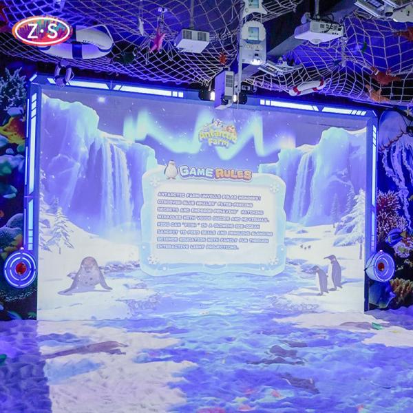 Quality Science And Technology Museums Joyful Beach Interactive Projection Games for sale