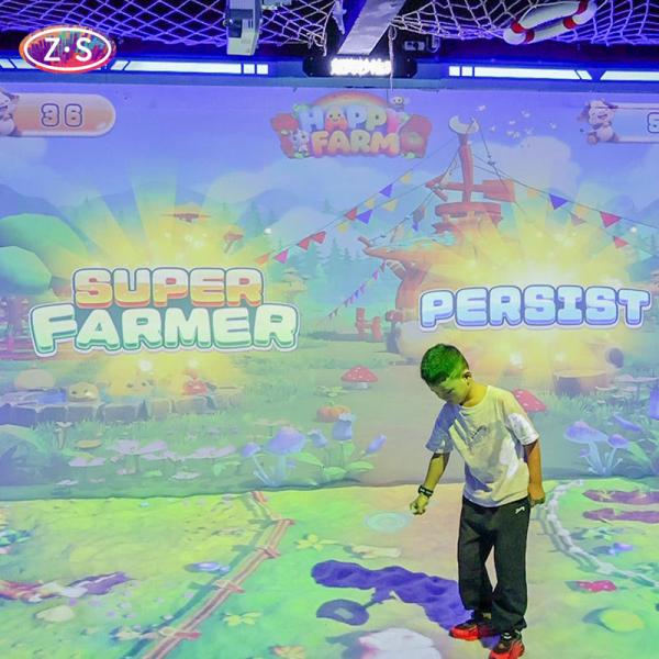 Quality Short Throw Indoor Joyful Beach Projection Interactive Game For Shopping Mall for sale