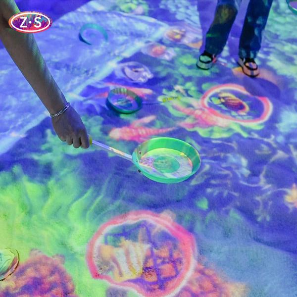 Quality Short Throw Indoor Joyful Beach Projection Interactive Game For Shopping Mall for sale