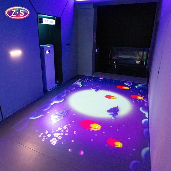 Quality Hotel Fun Interactive Floor Games Autumn Leaves Waves Multi Scenario for sale