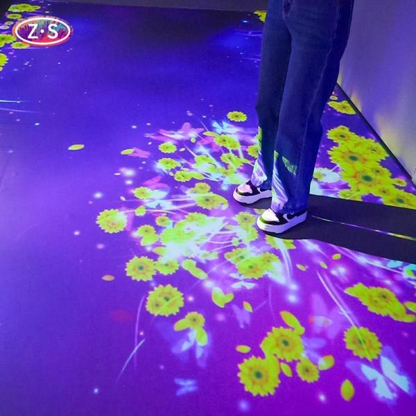 Quality 4*2.5m Interactive Floor System Eggs Theme Childrens Games Projected On Floor for sale