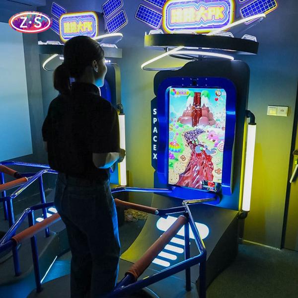 Quality 43" PK Mode Trampoline Interactive Game System For Shopping Malls for sale