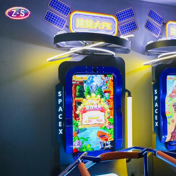 Quality 43" PK Mode Trampoline Interactive Game System For Shopping Malls for sale