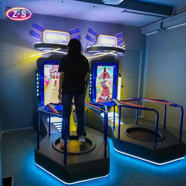China Family Entertainment Multiplayer Interactive Trampoline Game Online Battles Social Features supplier