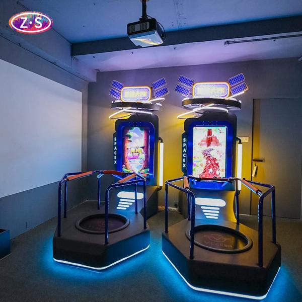 Quality Family Entertainment Multiplayer Interactive Trampoline Game Online Battles for sale