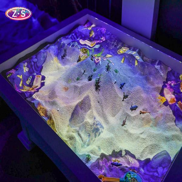 Quality HD 3800 Lumens Interactive Sandbox Game Precision Interaction Reality Sandbox for sale