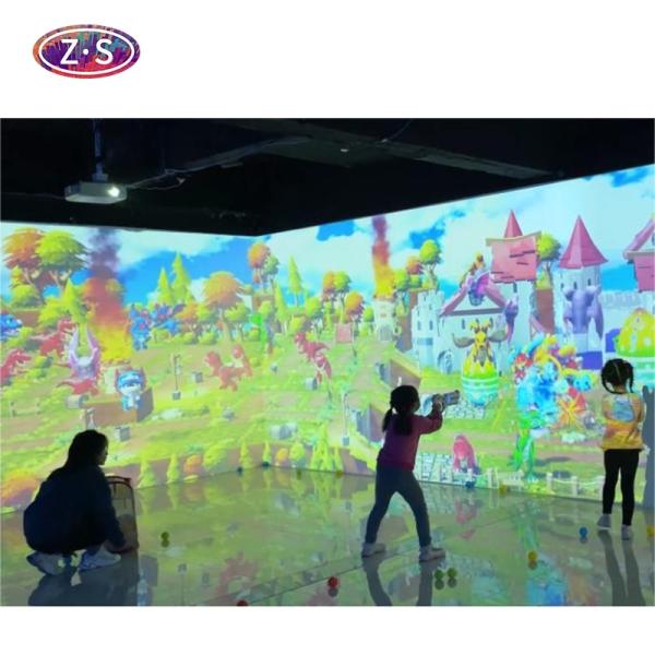 Quality Big Screen Interactive Wall Games Projector Interactive Wall For Digital for sale