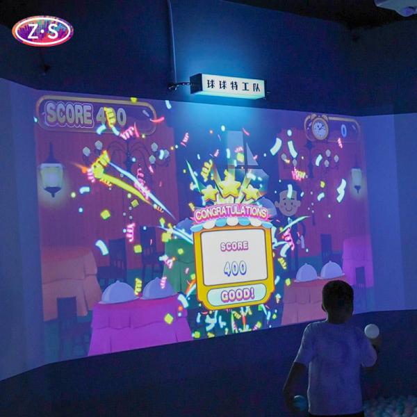 Quality Interactive Throw Wall Game DLP 3D Effects Interactive Wall Projection for sale