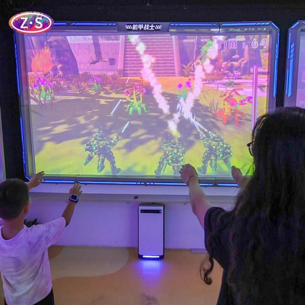 Quality Interactive Mechwarrior Wall Projector Games Motion Capture Canyon Adventure for sale