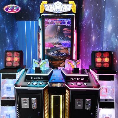 China Customizable Dual Pistols Shooting Arcade Game Interactive Gun Arcade Machine for sale