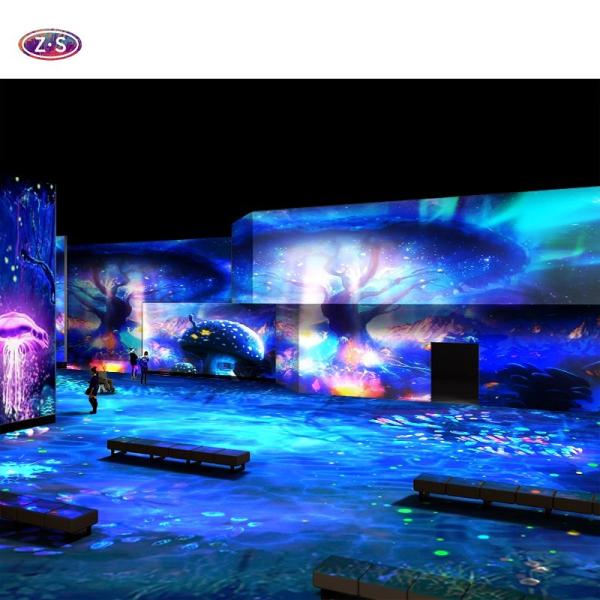 China 3800lm-6000lm 3D Hologram Laser Projector Indoor Holographic Projection supplier