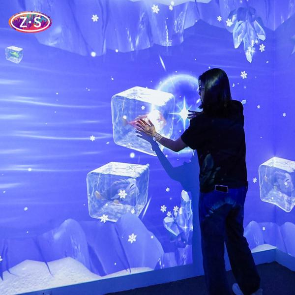 Quality 1080P Wall Floor Interactive Hologram Display Interactive Holographic Projection for sale
